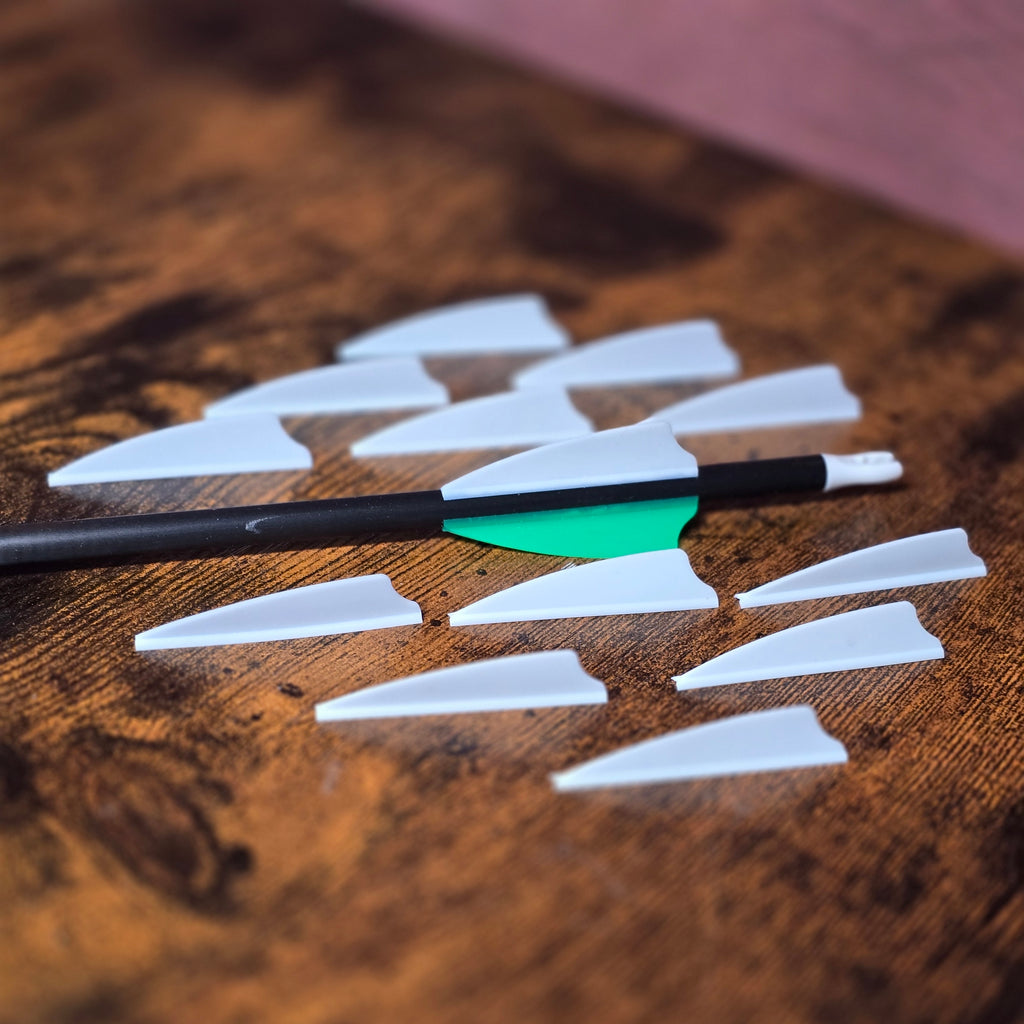 2" Nightmare Xtreme Shield-style Arrow Fletching 12 PACK – BowBargain.com